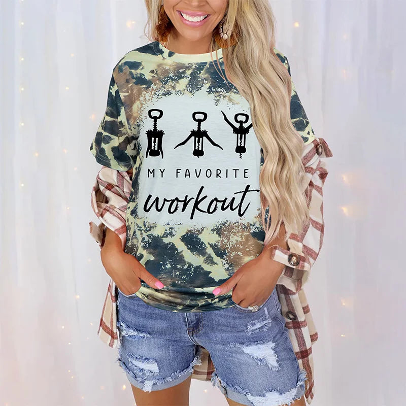 Favorite Workout Graphic Tee – Sweet Kay Designs